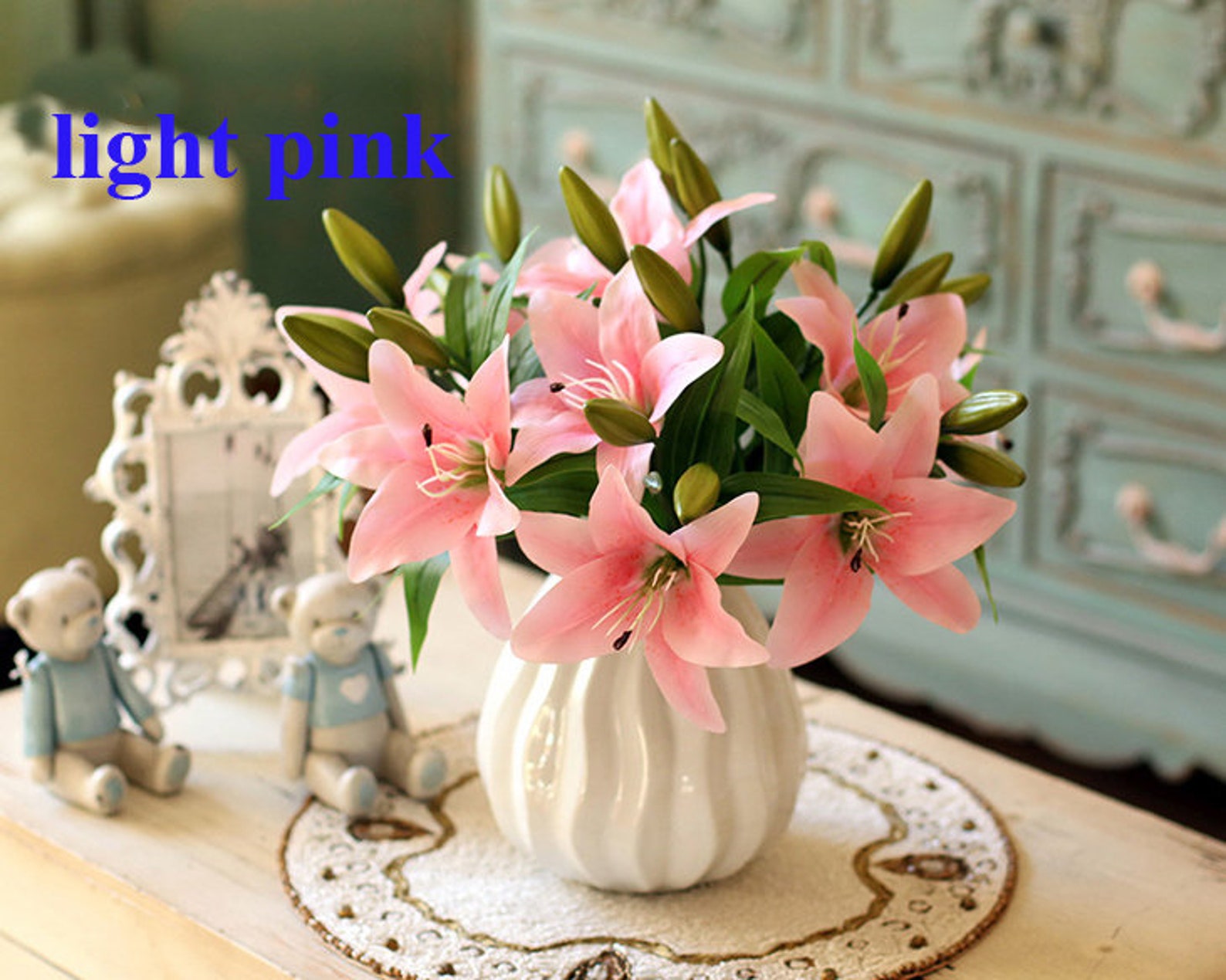 Artificial Flower Silk Lily Bouquets for Bridalwedding | Etsy