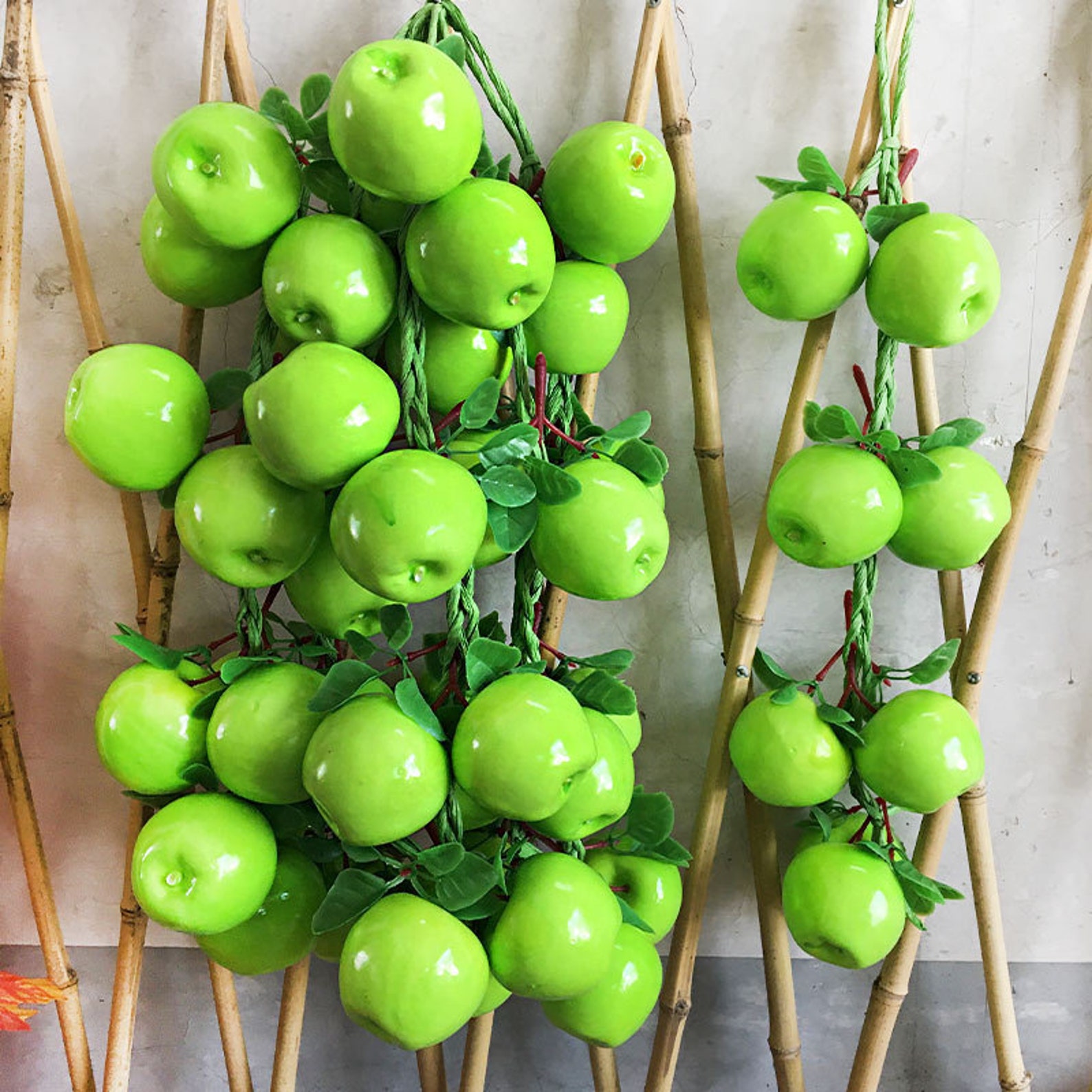 Artificial Vegetable String Fruit String, Corn, Pepper, Garlic, Apple ...
