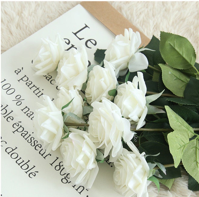 Real Touch Artificial Flower Moisturizing Rose Bouquets for | Etsy