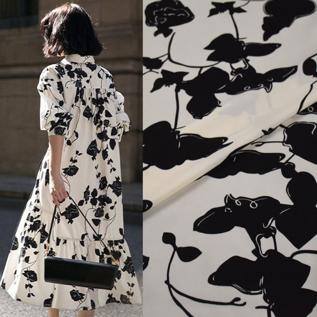 Hochwertiger undurchsichtiger süßer roter blumiger dicker Chiffonstoff ...