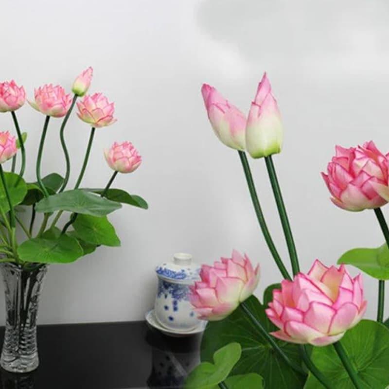 Fake Lotus Flower Bouquet - Etsy