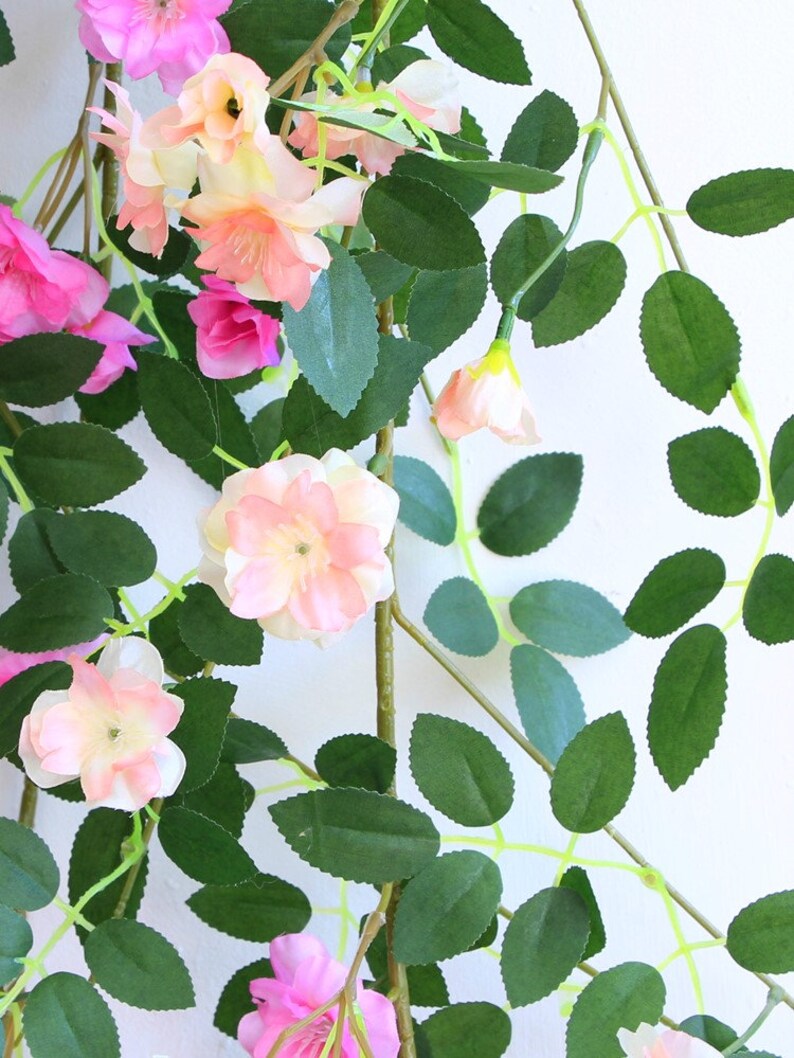 Artificia Rose Flower Vine Decoration for Wedding Decorfake | Etsy