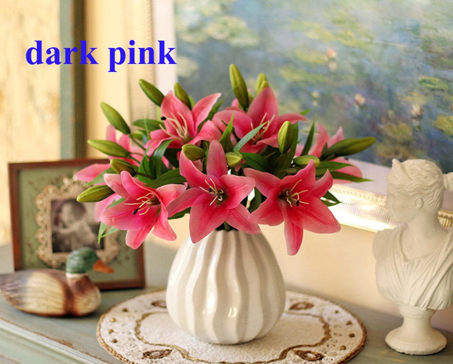 Artificial Flower Silk Lily Bouquets for Bridalwedding - Etsy