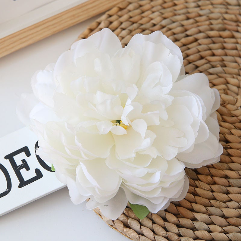 Silk Flower Heads Big Peony Flowers Quality Bulk Wholesale Big | Etsy