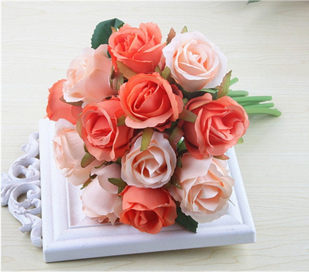 Artificial Flower Fake Plants Table Decor for Bedroomromantic - Etsy