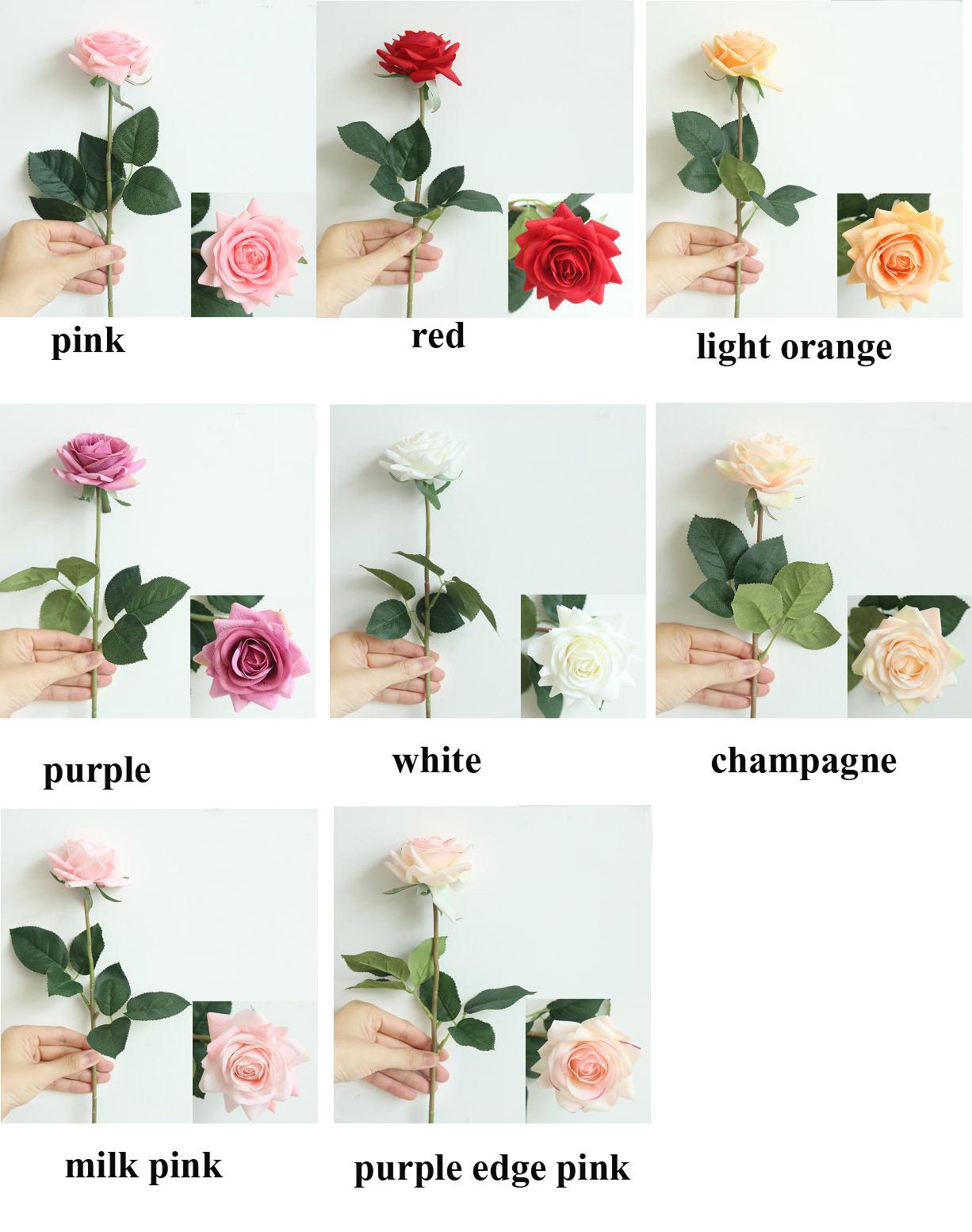 Real Touch Artificial Flower Moisturizing Rose Bouquets for | Etsy