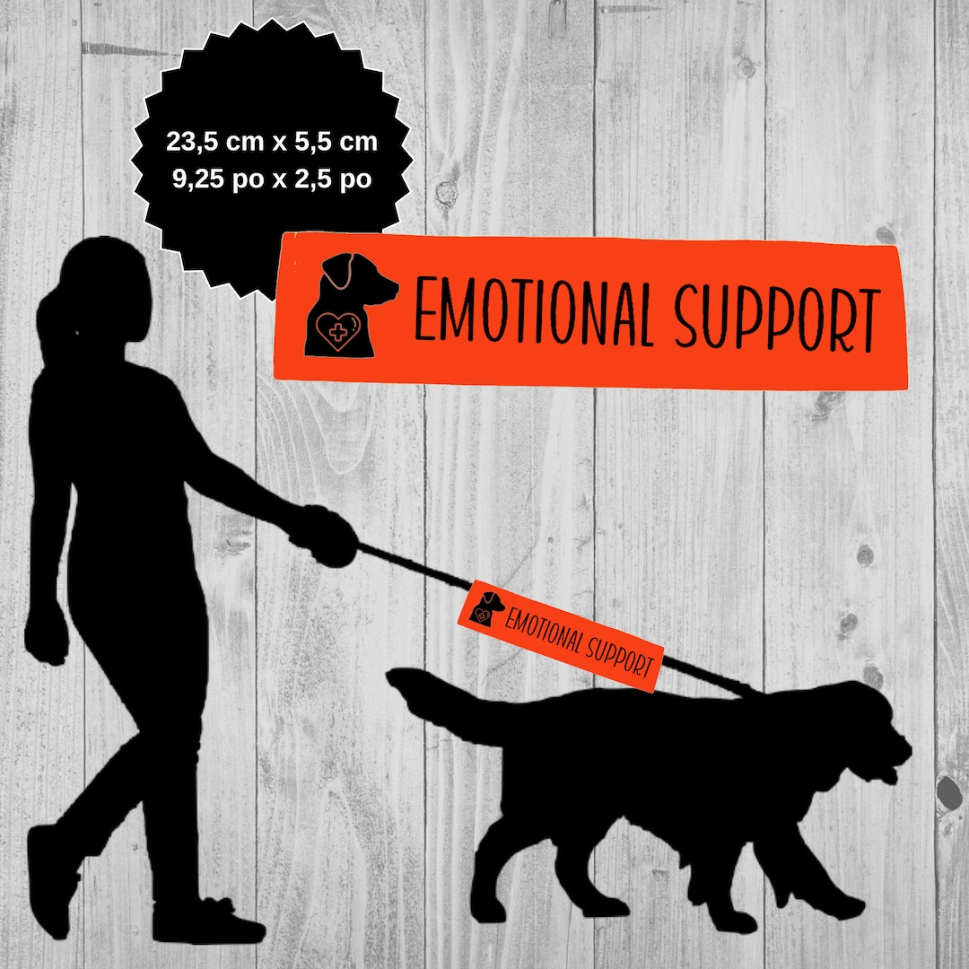 REACTIVE DOG - Emotional Support Leash Sleeve for Reactive Dog ...