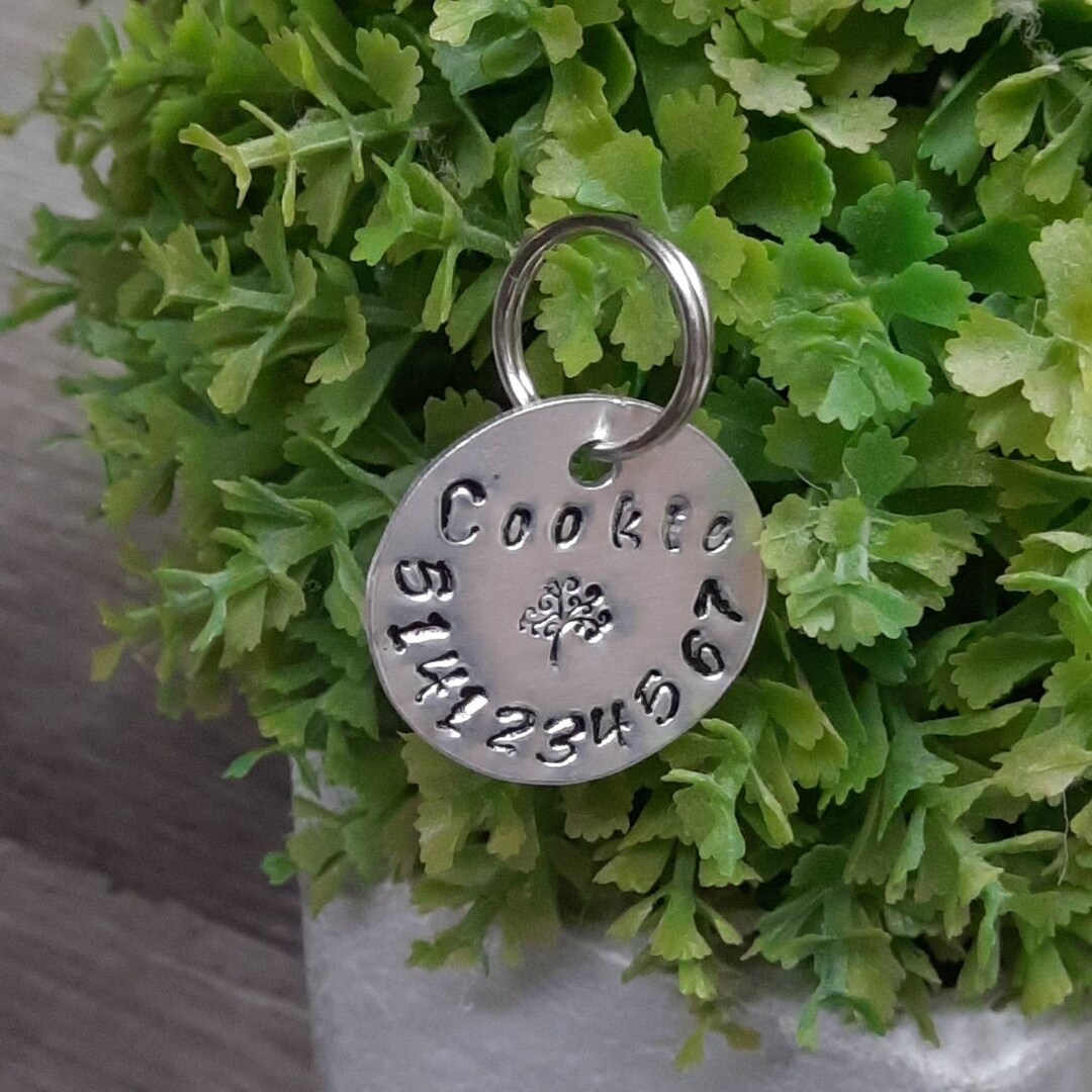 Personalized Medal for Dog or Cat Stamped by Hand - Etsy