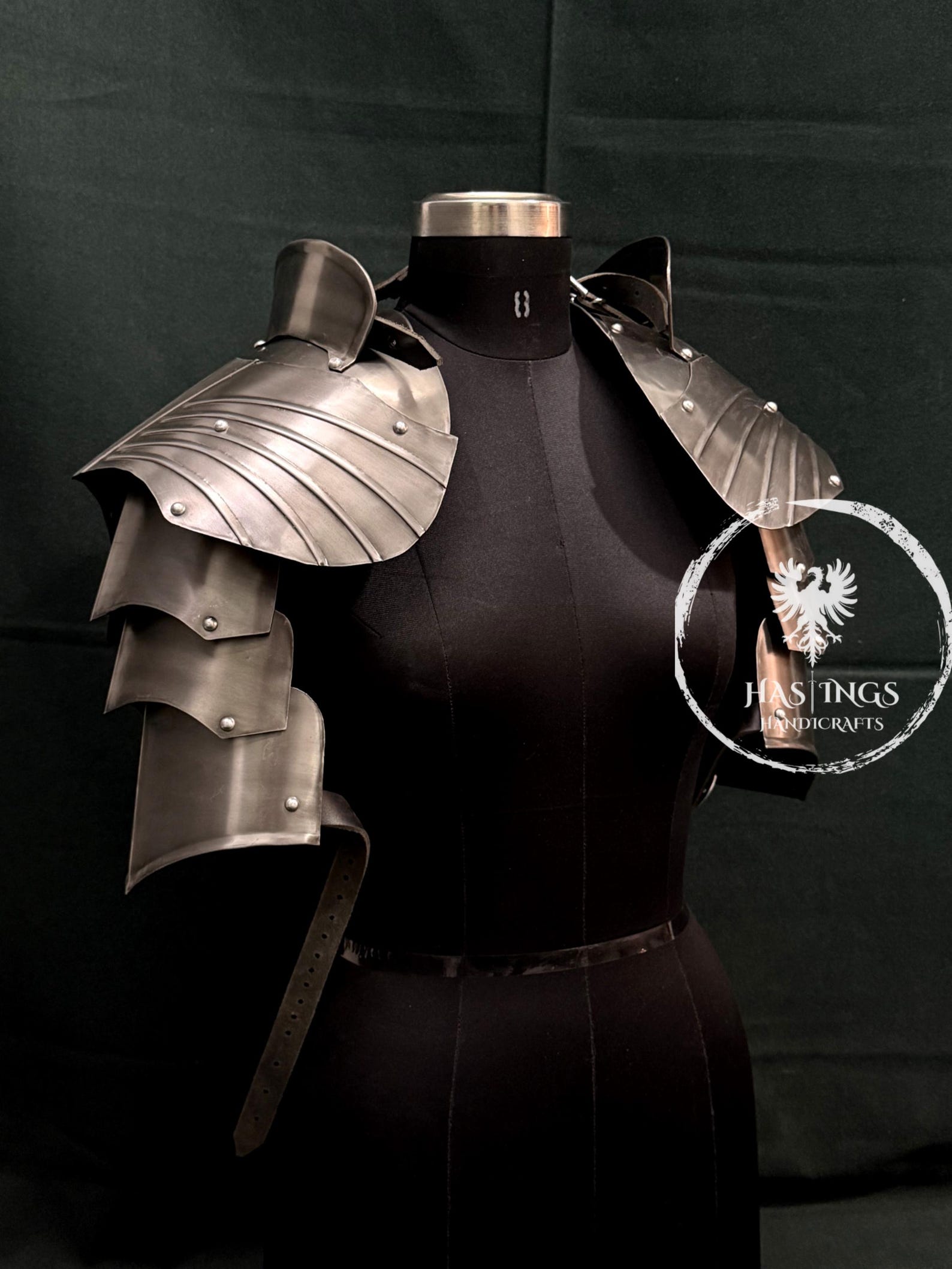Medieval Dark Knight Pauldrons Armor/steel Pauldrons of the Iron ...