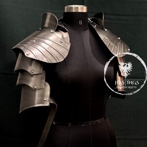 Medieval Dark Knight Pauldrons Armor/steel Pauldrons of the Iron ...