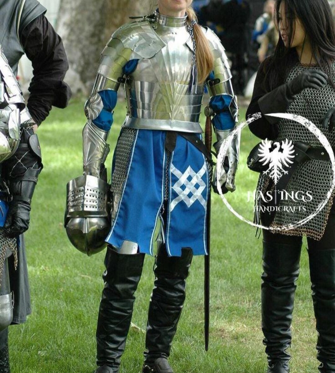 Medieval Lady Knight Armor Suit/women’s Medieval Jousting Armor/lady ...