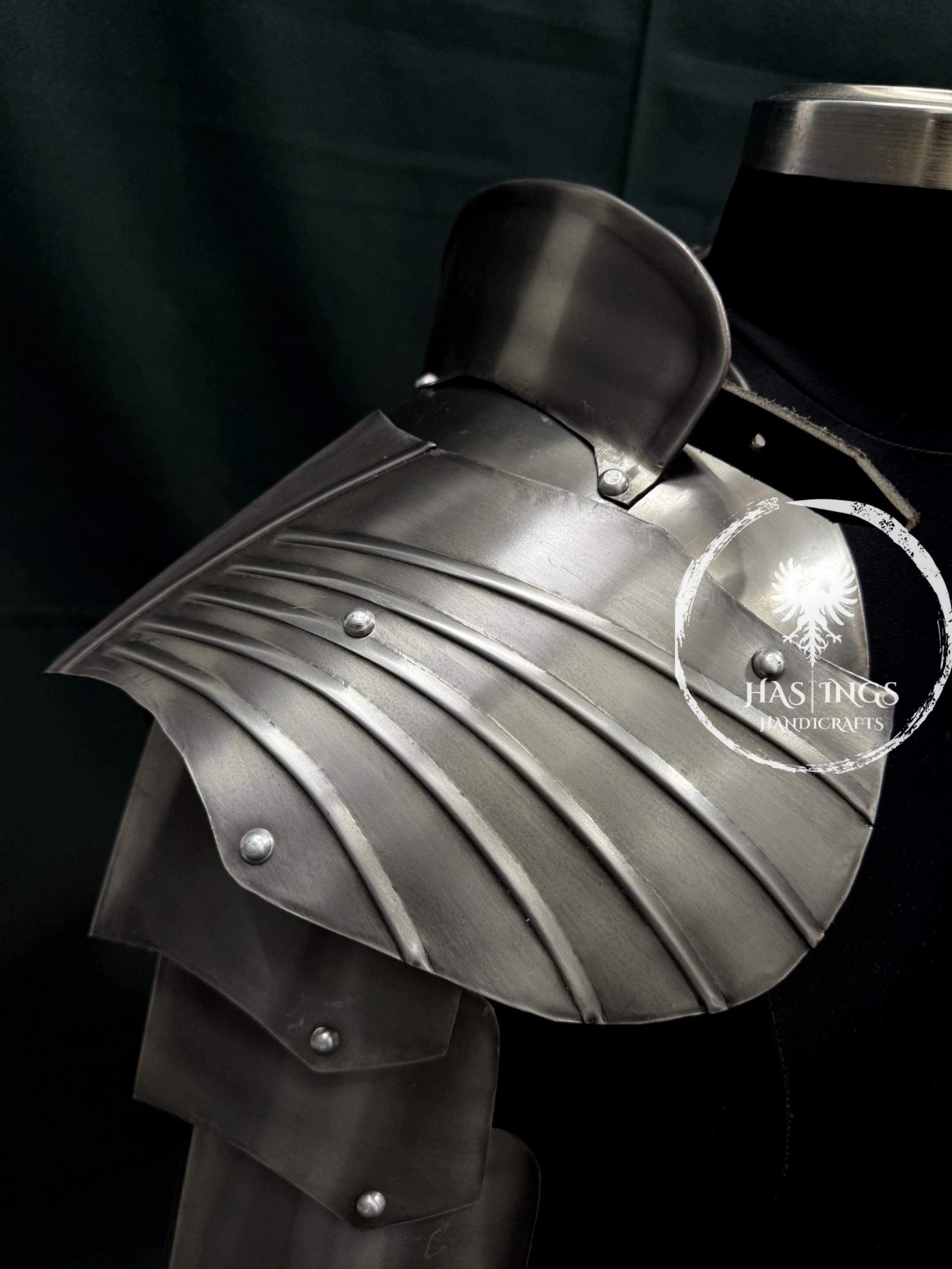 Medieval Dark Knight Pauldrons Armor/steel Pauldrons of the Iron ...