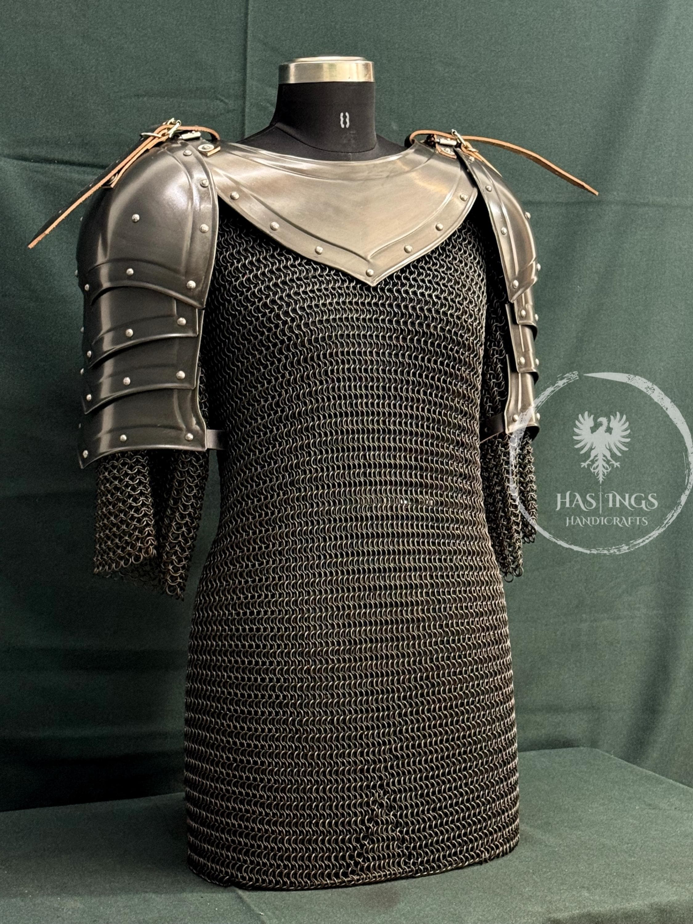 Knight Templar Chainmail Armor Set/medieval Templar Chainmail Outfit ...
