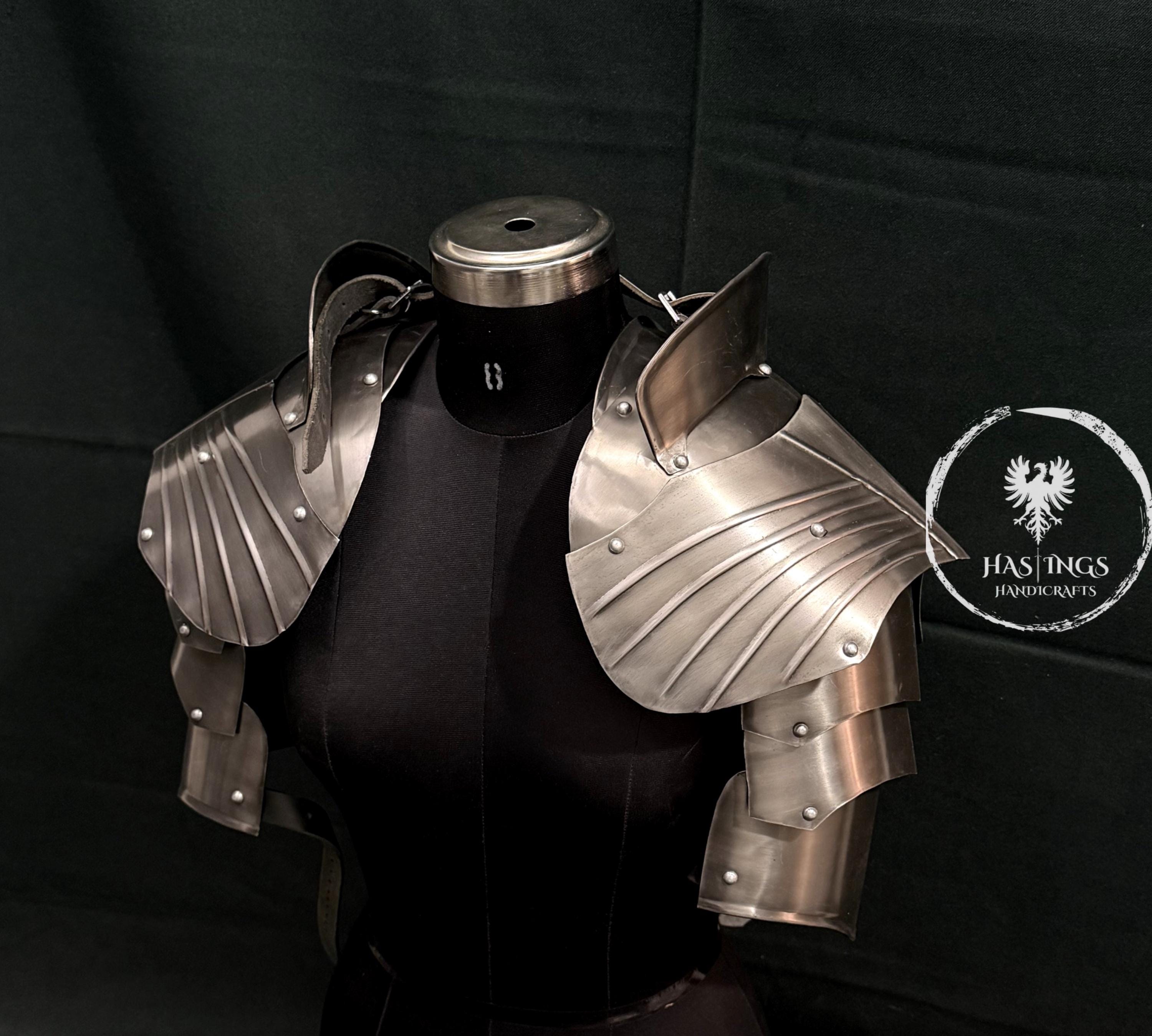 Medieval Dark Knight Pauldrons Armor/steel Pauldrons of the Iron ...