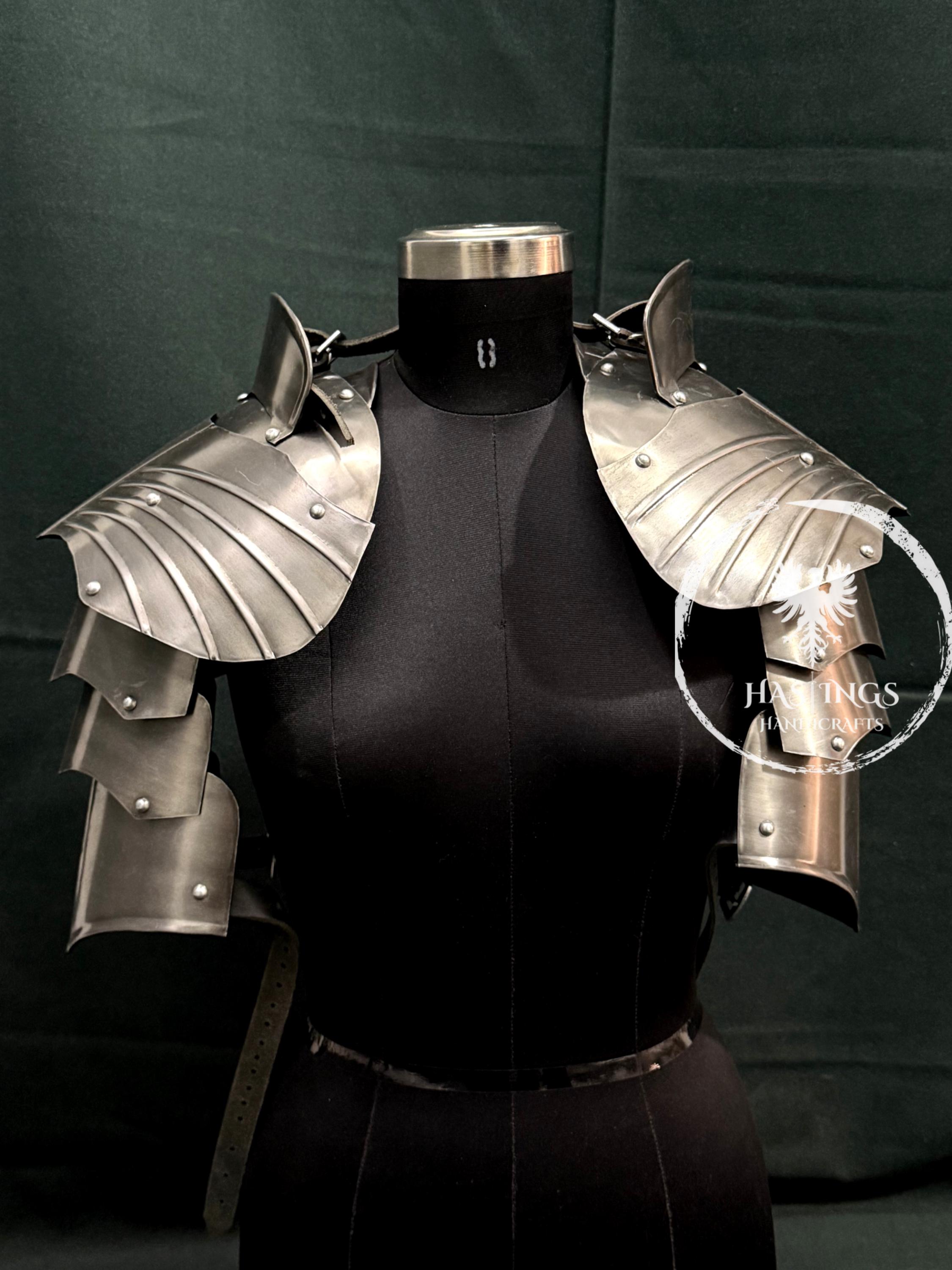 Medieval Dark Knight Pauldrons Armor/steel Pauldrons of the Iron ...