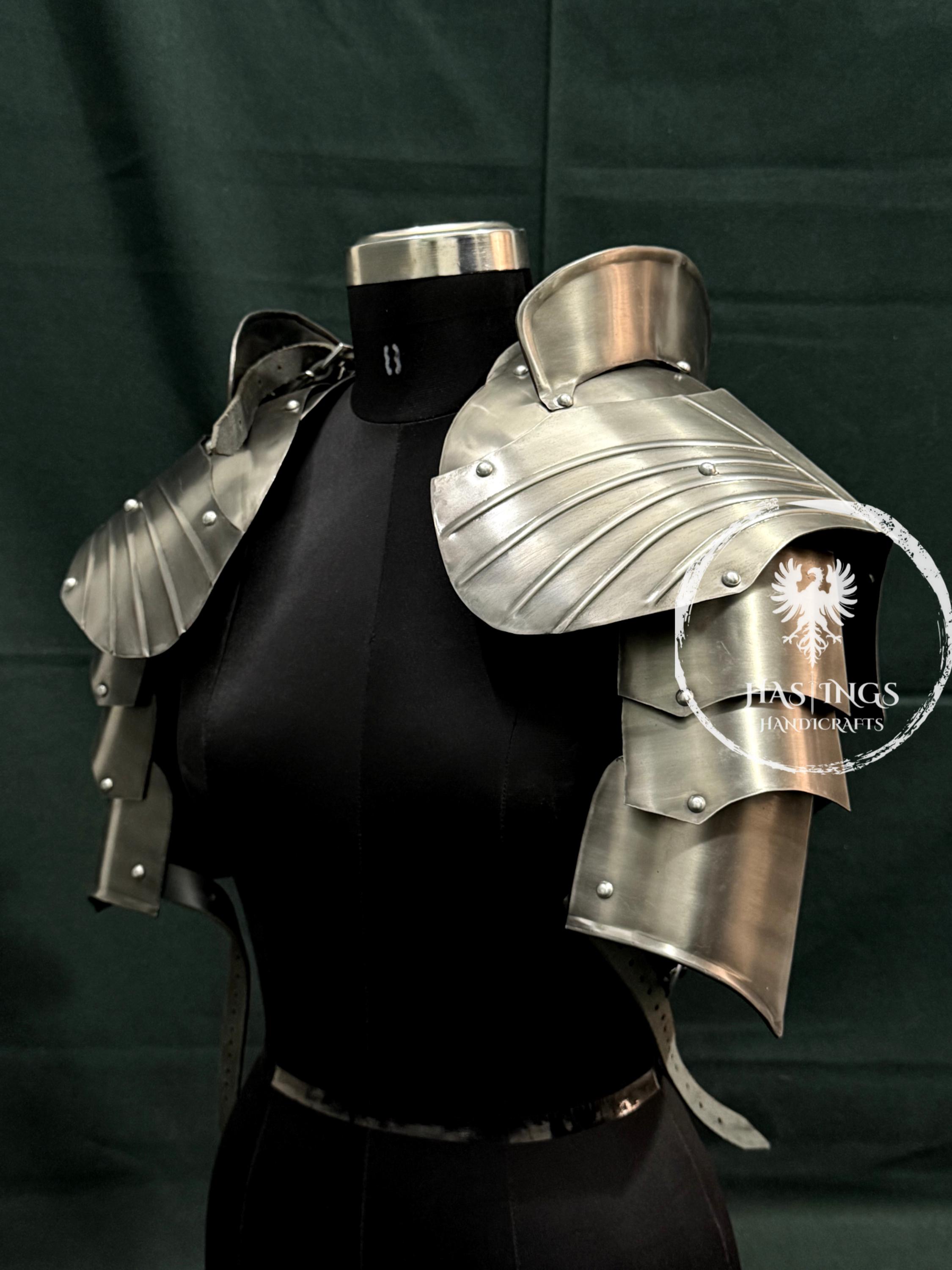 Medieval Dark Knight Pauldrons Armor/steel Pauldrons of the Iron ...