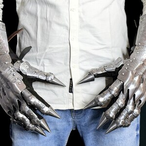 Etching Nazgûl Gauntlet Gloves/ringwraith Dark Rider Gauntlet Gloves ...