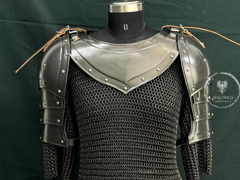 Knight Templar Chainmail Armor Set/medieval Templar Chainmail Outfit ...