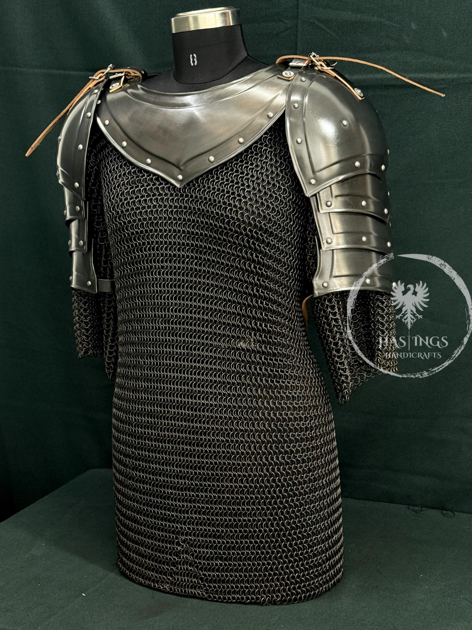 Knight Templar Chainmail Armor Set/medieval Templar Chainmail Outfit ...