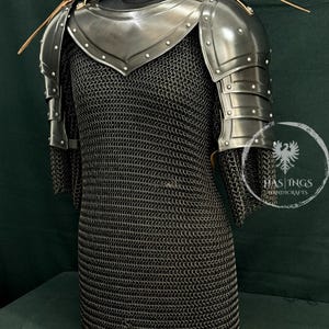 Knight Templar Chainmail Armor Set/medieval Templar Chainmail Outfit ...
