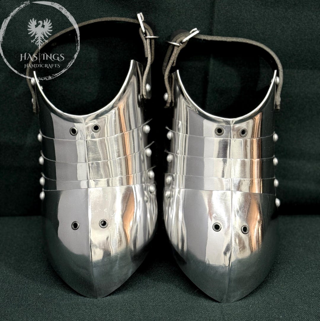 Premium Steel Medieval Gothic LARP Sabatons/german Gothic Sabaton Shoes ...