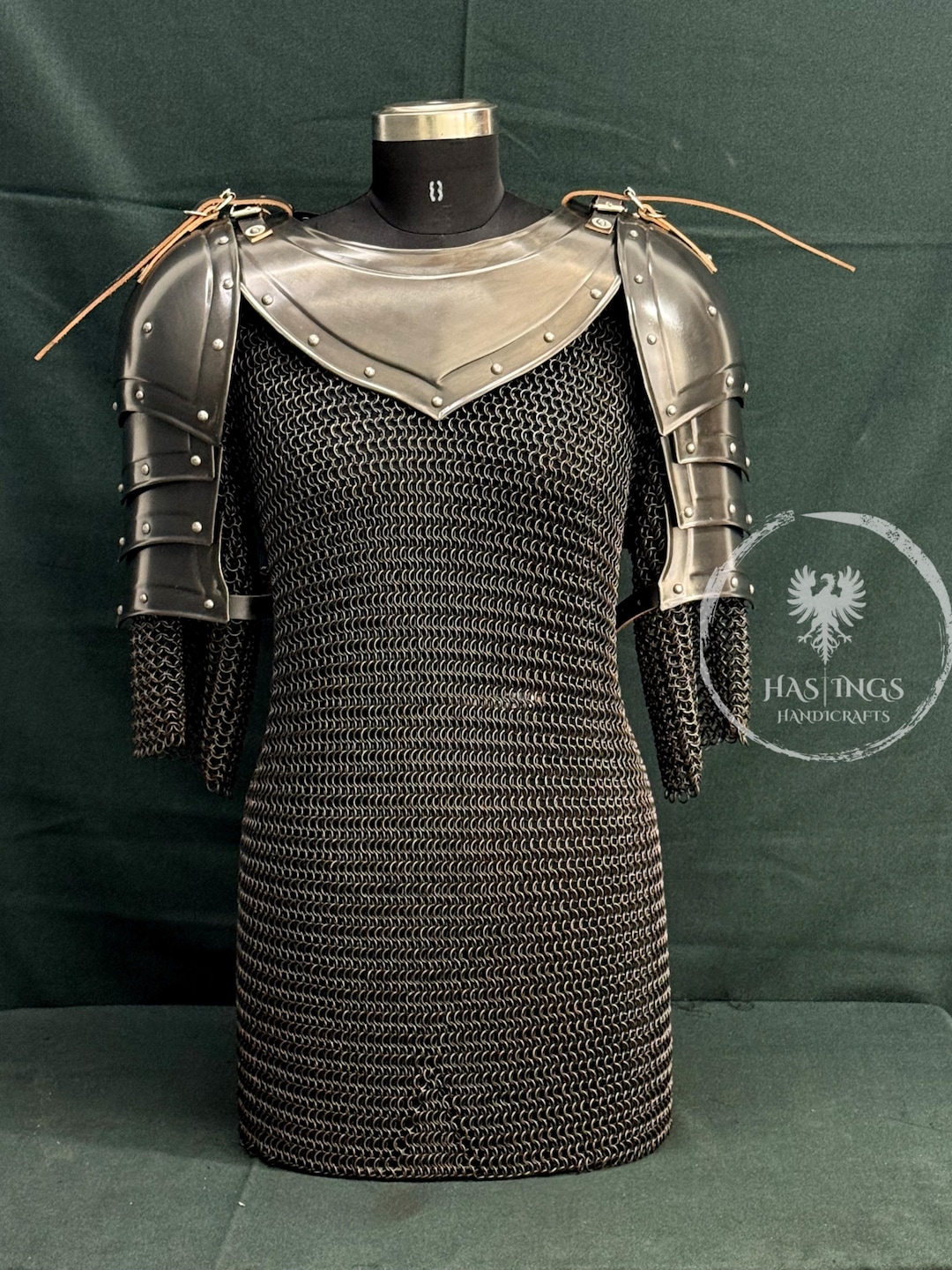 Knight Templar Chainmail Armor Set/medieval Templar Chainmail Outfit ...