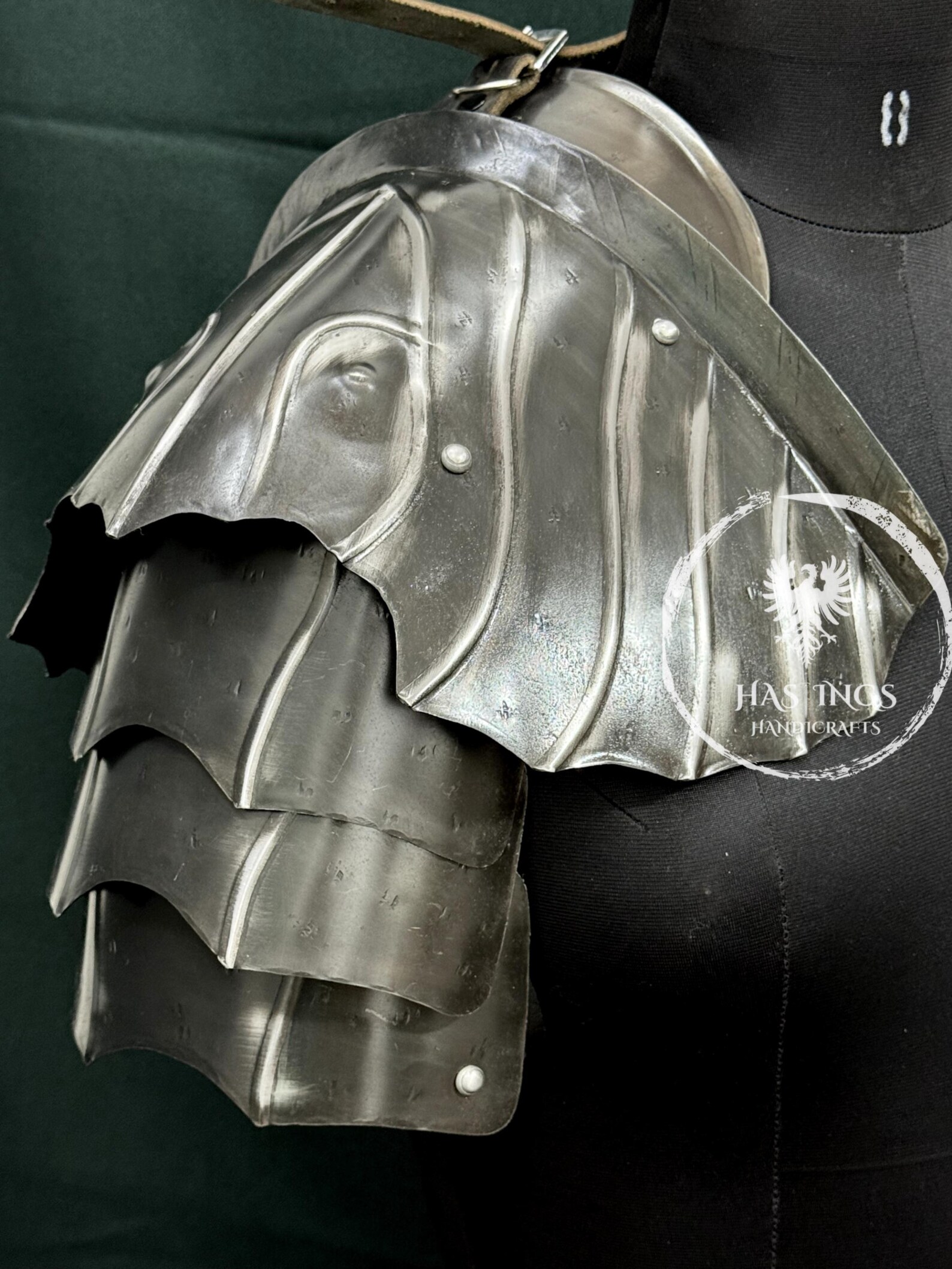 Medieval Nazgul Black Shoulder Armor Pair/black Gothic Shoulder Armor ...
