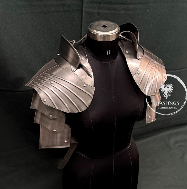 Medieval Dark Knight Pauldrons Armor/steel Pauldrons of the Iron ...