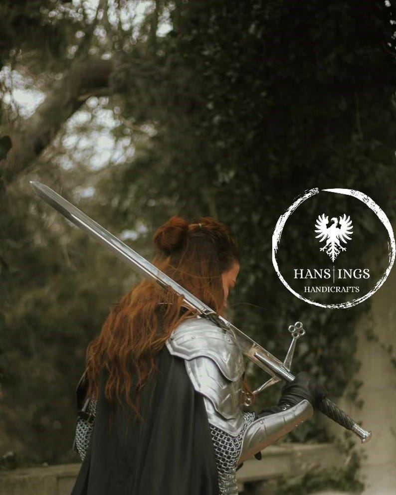 Complete Lady Knight Armor Suit With Cloak/female Knight Full Armor ...