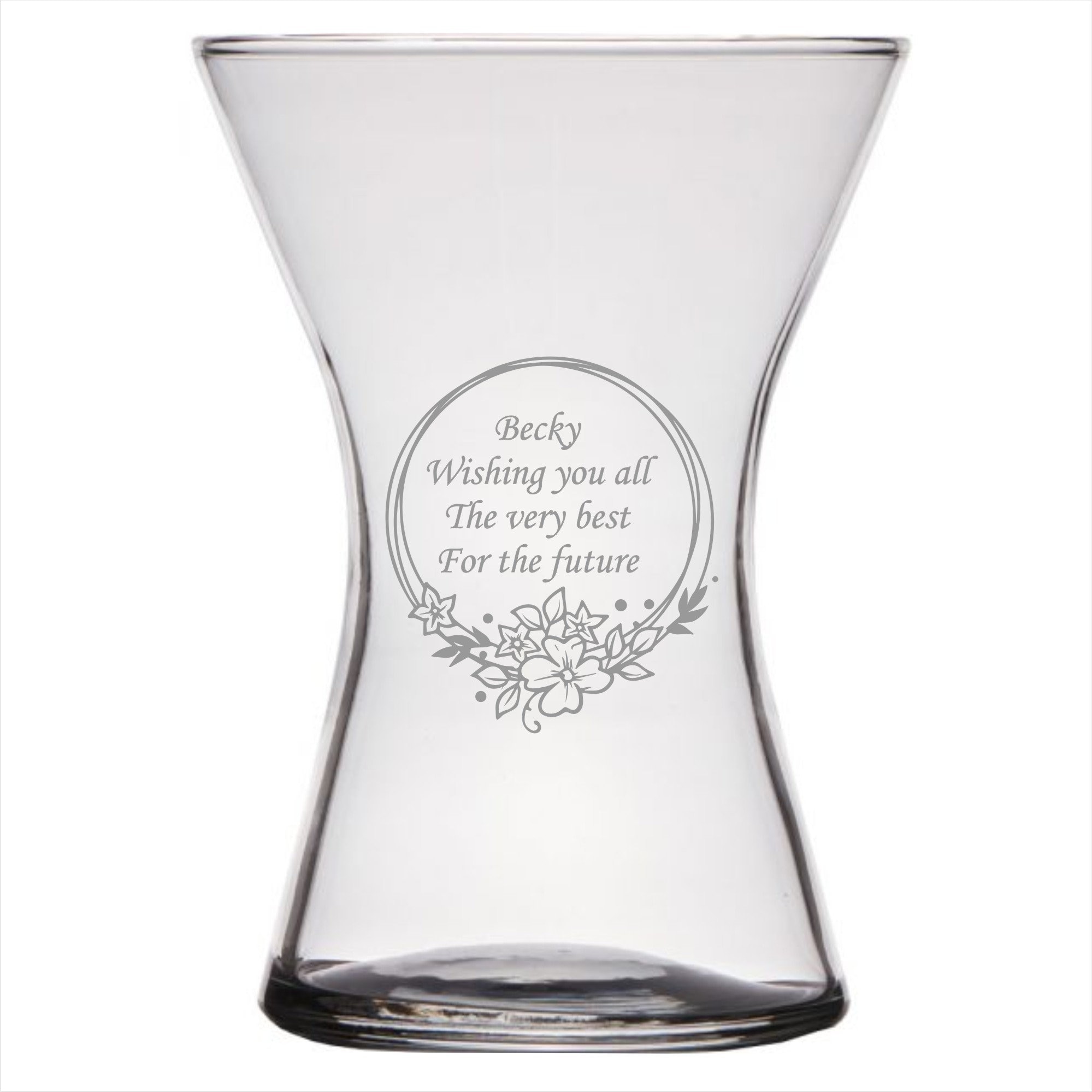 Personalised Engraved Large Flower Vase Wedding Gift - Etsy UK