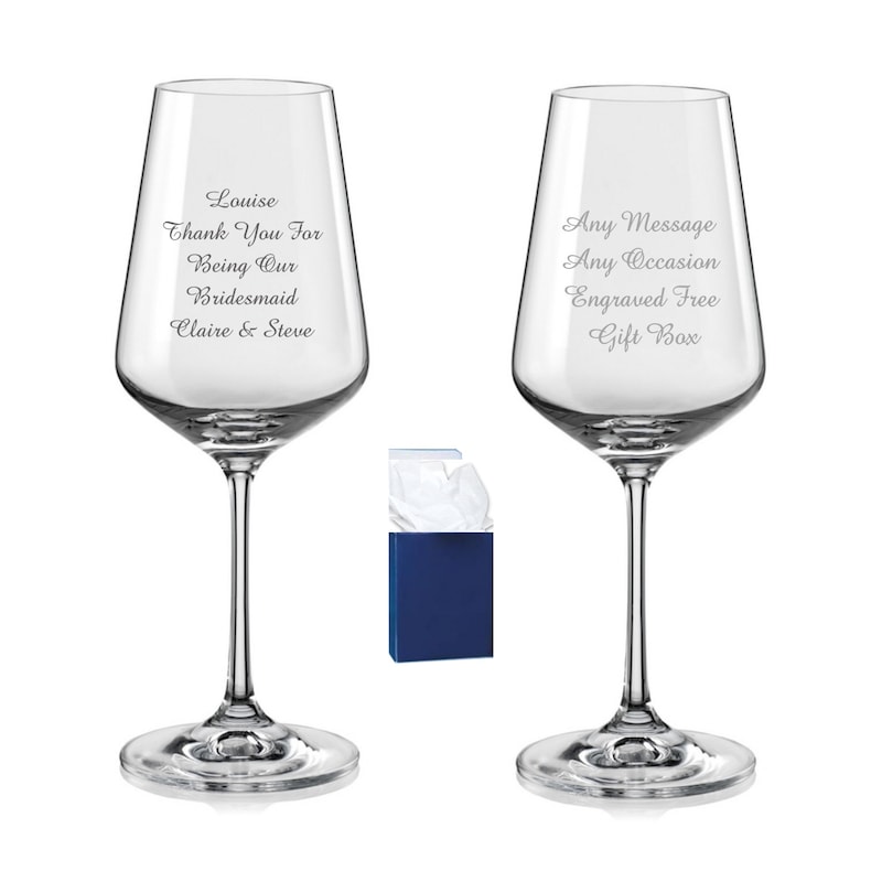 Bespoke Wine Glasses - Etsy UK