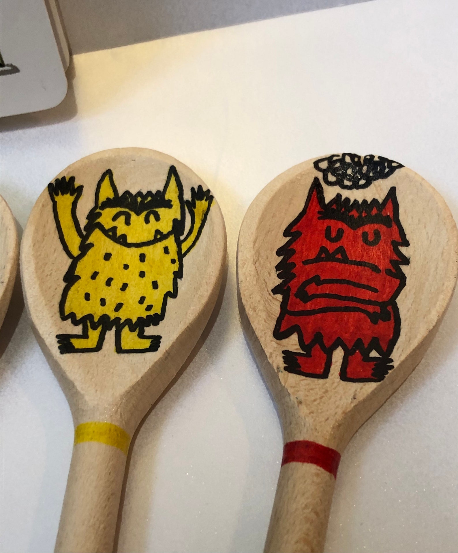 The Colour Monster Story Spoons - Etsy UK