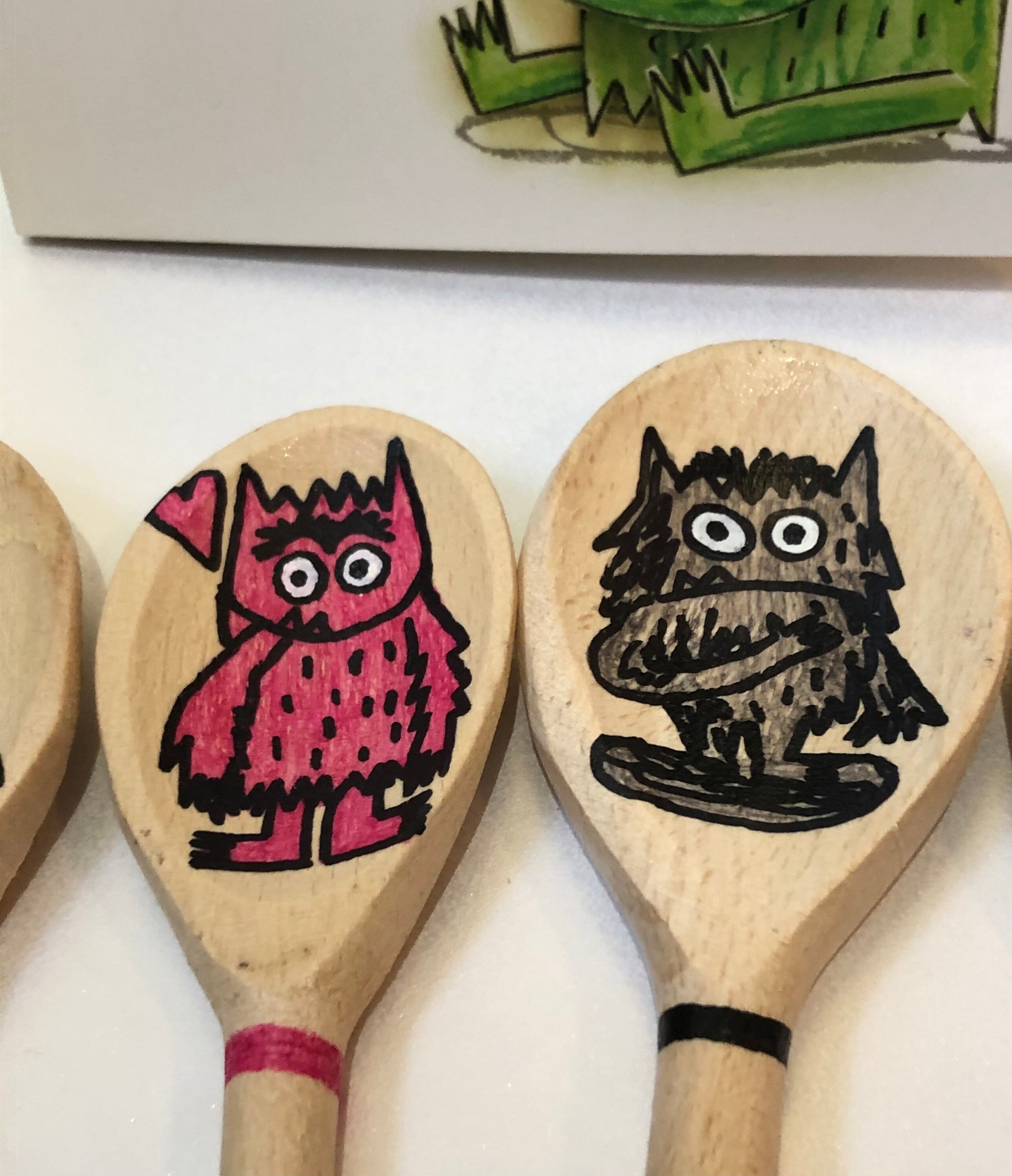 The Colour Monster Story Spoons - Etsy UK