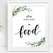 Food Sign Printable Enjoy Some Food Sign Food Table Sign | Etsy