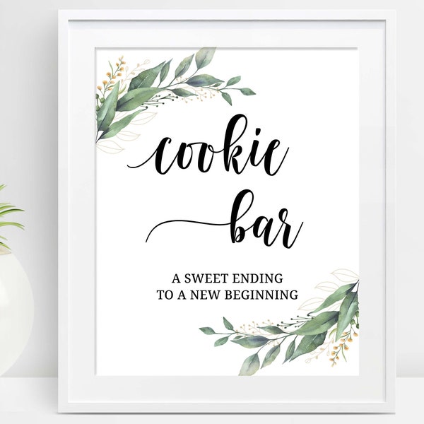 Cookie Bar Signs - Etsy