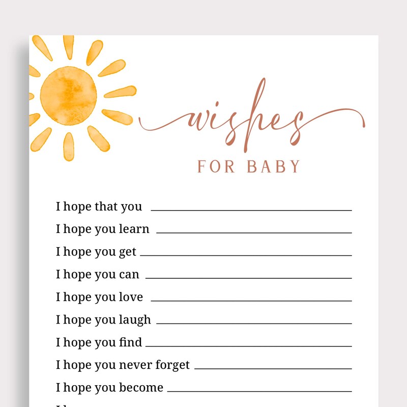 Baby Wishes - Etsy