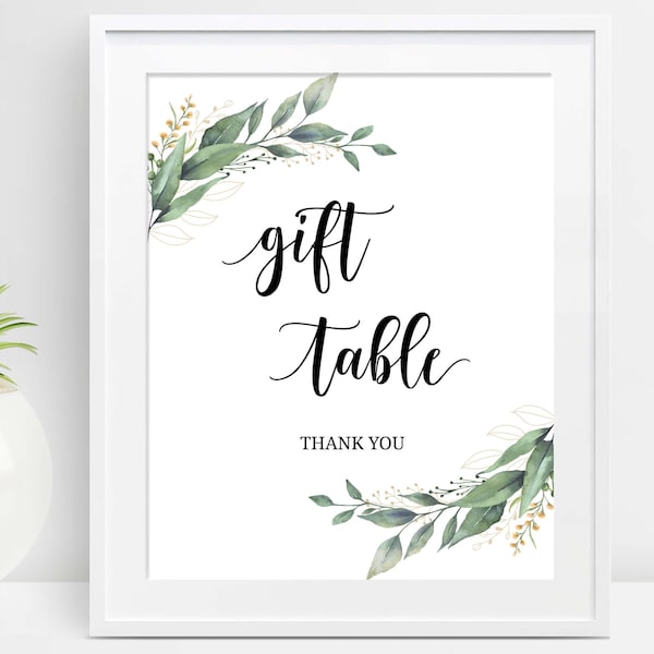 Gift Table Sign - 60+ Gift Ideas for 2025