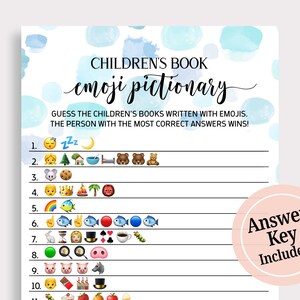 Childrens Book Emoji Pictionary Baby Emoji Game Children's Book Emoji ...