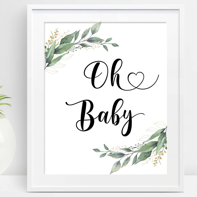 Oh Baby Sign - Etsy
