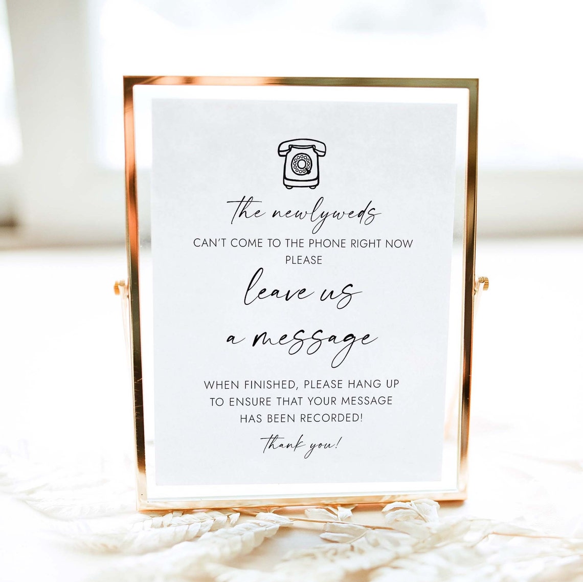 Telephone Message Sign Wedding Telephone Guestbook Sign Phone - Etsy