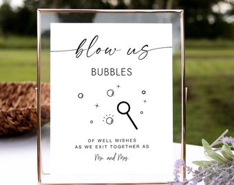 Wedding Bubble Sign - Etsy