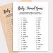 Baby Animal Game Rustic Baby Shower Games Printable Match Baby Animal ...
