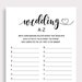 Bridal Alphabet Game Wedding A to Z Minimalist Wedding - Etsy