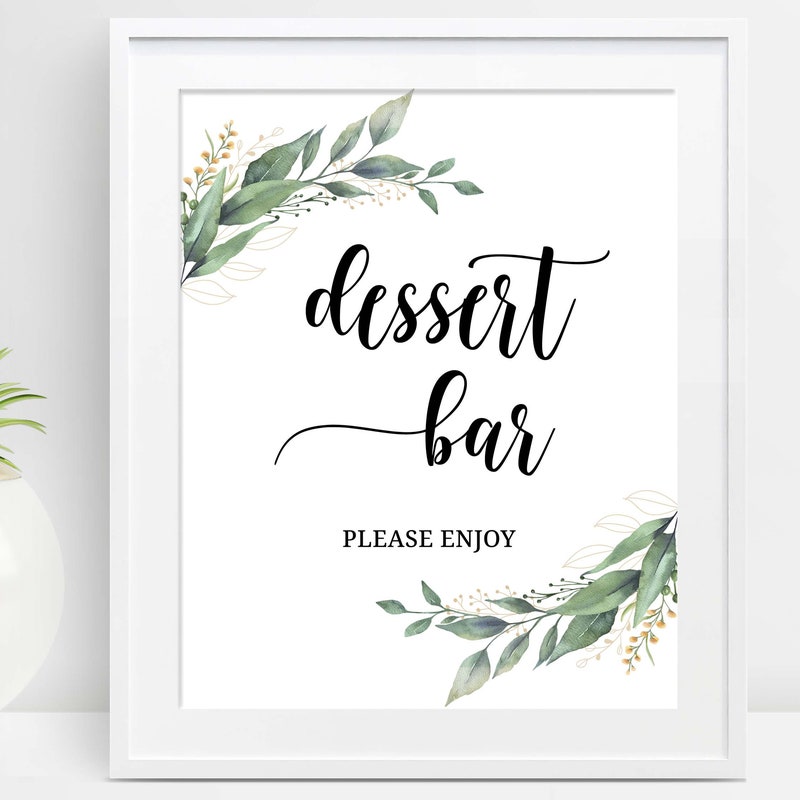 Sweets Table Sign - Etsy