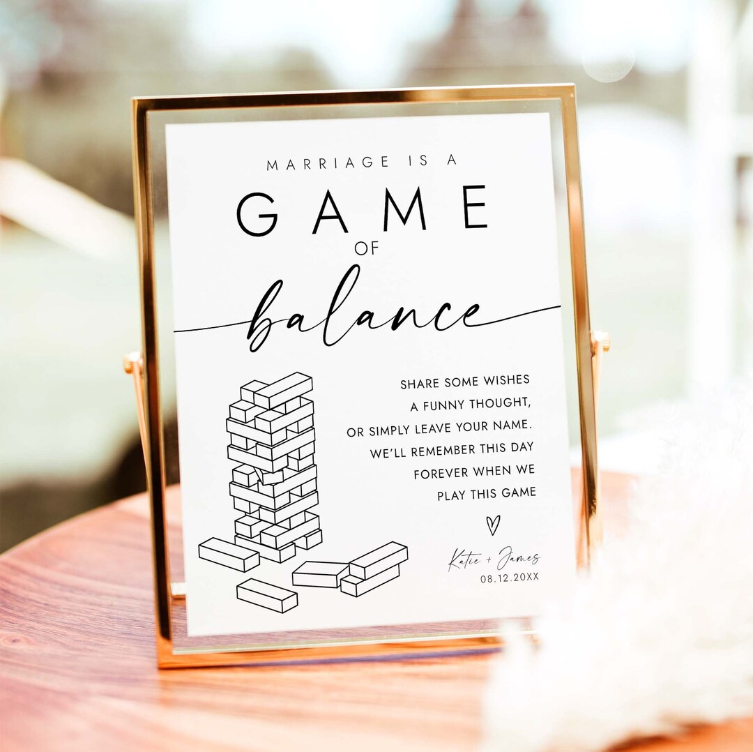 Jenga Guestbook Sign Wedding Guest Book Wedding Building Blocks Sign ...