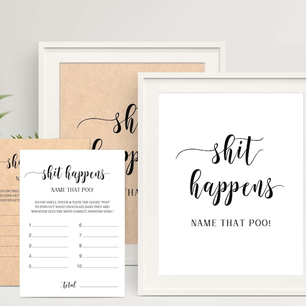 Name That Poo - Etsy