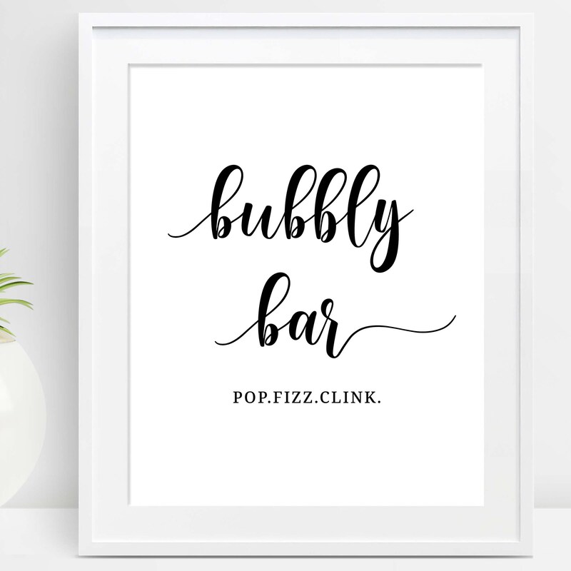 Pop Fizz Clink Sign - Etsy
