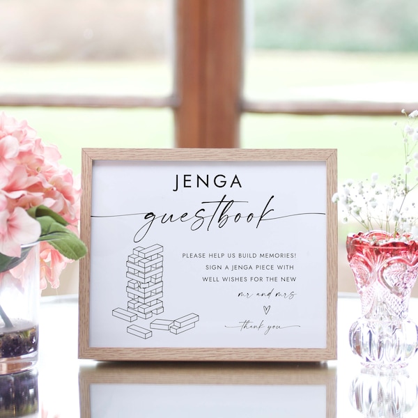 Wedding Jenga - Etsy