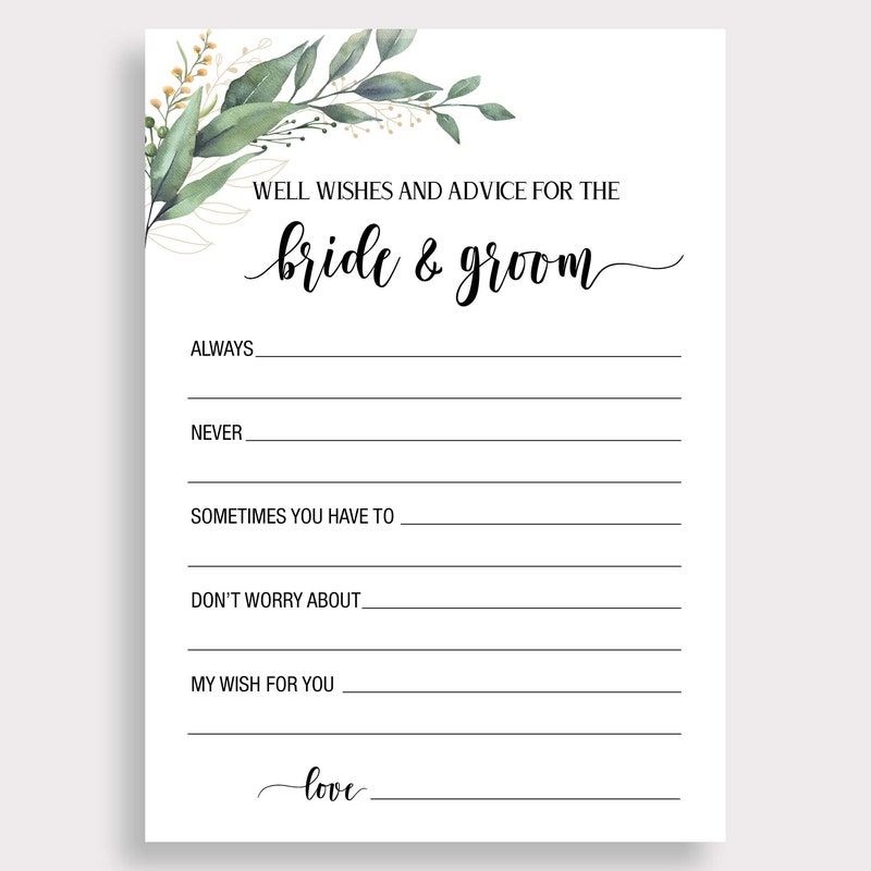 Advice for the Bride - Etsy