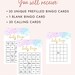 30 Prefilled Baby Shower Bingo Cards Gender Reveal Party Games Baby ...